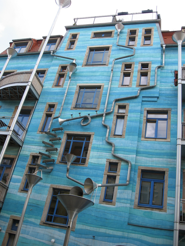 Funnel Wall, Neustadt Kunsthofpassage, Dresden, Germany ...