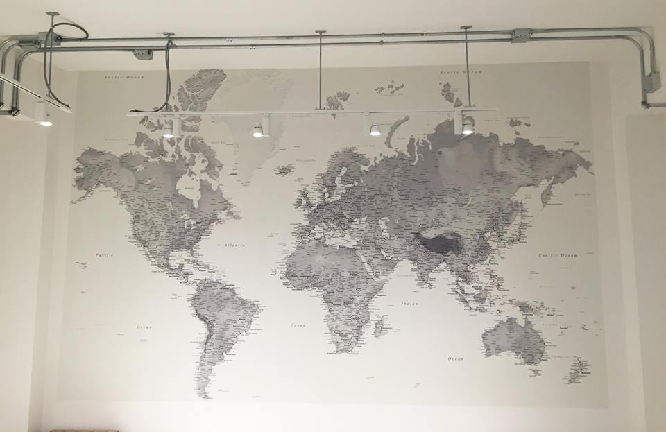 Wanderlust for your Home with Great World Map Wallpapers ...