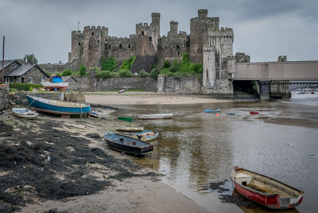 Castell Conwy Castle, Conwy County Borough, Wales, UK ...