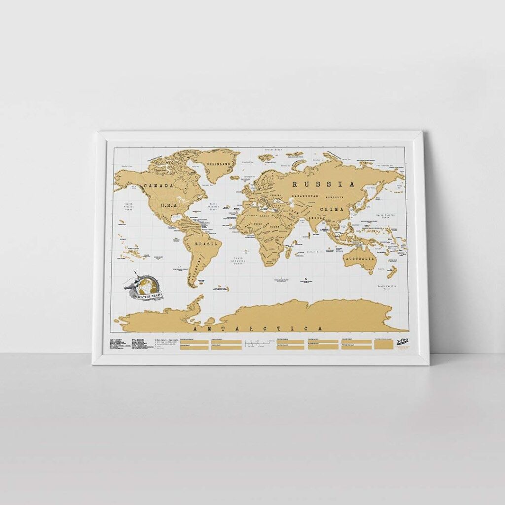 The Original Scratch Off Map - Personalized World Travel Map of Your ...